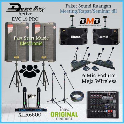 Jual Paket Sound System Dusenberg Meeting/Rapat/seminar 6Mic Meja ...