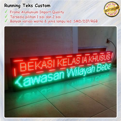 Jual Running Text 1 Sisi Custom - 32x64, SMD - Kota Bekasi - Mulya ...