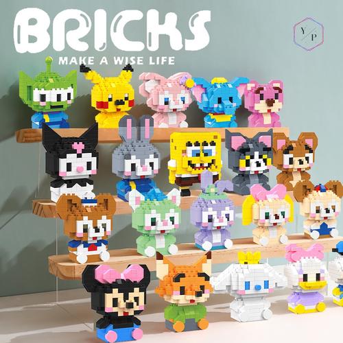 Jual Bricks Mainan Balok Susun Disney Mini Blok Karakter Kartun Block ...