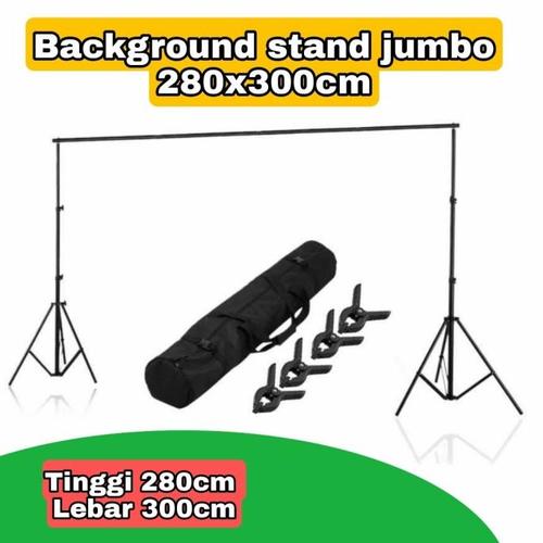 Jual Bracket stand 280 x 300cm Backdrop Tiang stand Background foto ...