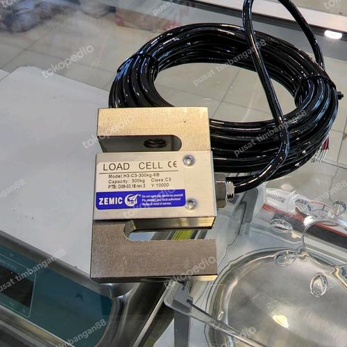 Jual load cell ZEMIC H3 300kg / load cell S 300kg / load cell tension ...