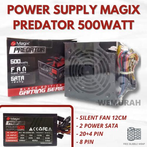 Jual Powersupply 500Watt - Power supply Fan besar 500watt - Psu ...