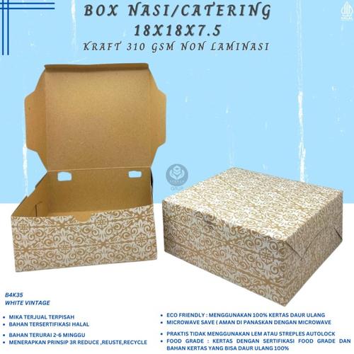 Jual Box Nasi Kotak 18X18 Box Nasi 18x18 (B4K35) - Jakarta Selatan ...