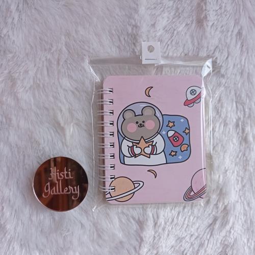 Jual Buku Catatan Kartun Memo Kecil A7 80 Lembar / Buku Kecil Notebook ...