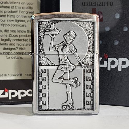 Jual Zippo Original Roller Waitress Emblem 48904 - Jakarta Selatan - OrderZippo Original | Tokopedia