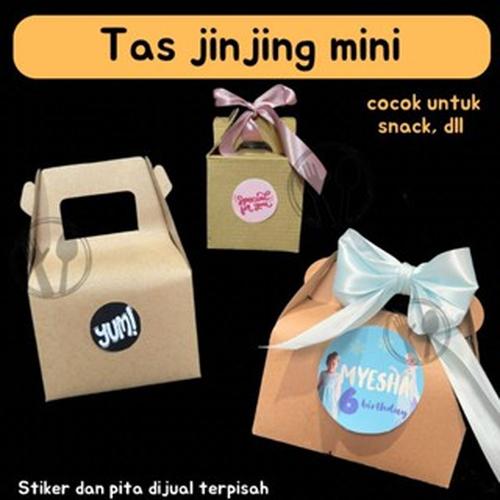 Jual GABLE BOX BOX JINJING MINI KECIL SMALL MURAH BOX KARTON COKLAT ...