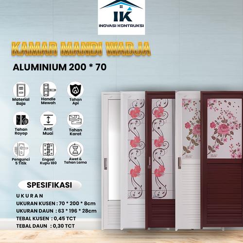 Jual IK - (WADJA SERIES) Full Set Pintu Kamar Mandi Aluminium Wadja ...