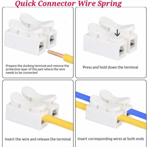 Jual Jayadijaya- Sambungan Kabel 2 Jalur 3 Jalur Quick Connect Wire Ch2 ...