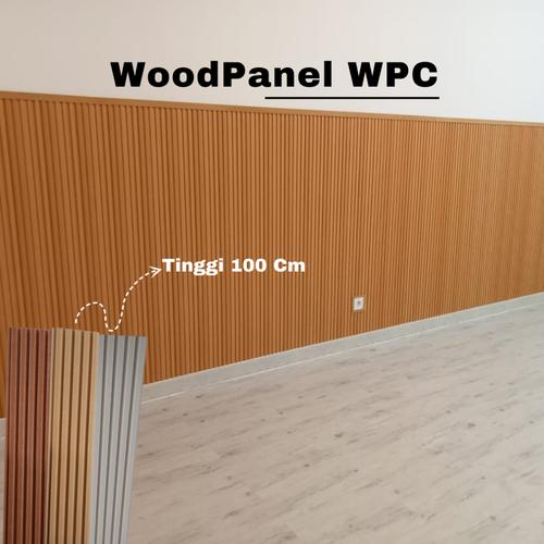 Jual Wood Panel - Wall Panel WPC 100cm - CH150-Putih - Kab. Bogor ...