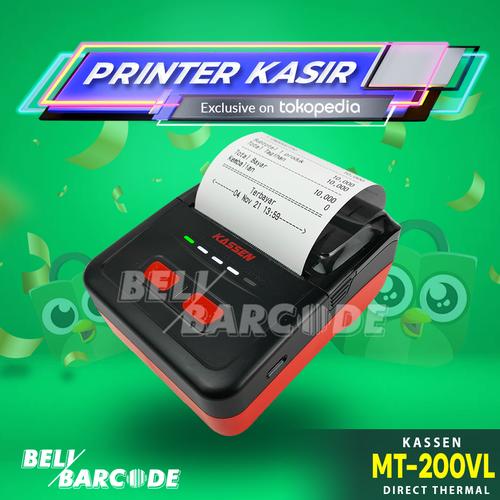 Jual PRINTER BLUETOOTH KASSEN MT 200 VL ANDROID & IOS CETAK STRUK 58 MM ...