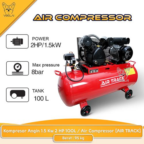 Jual Kompresor Angin 2HP 1.5 KW 100L /Air Compressor Kompressor ...