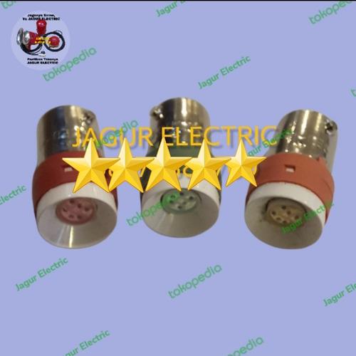 Jual Bohlam/Lampu LED Ba-9s Bayonet 24 vdc idec(Putih/Biru) original ...