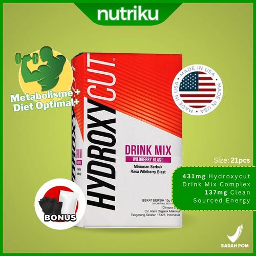 Jual Muscletech Hydroxycut Drink Mix 21 Sachet Weight Loss Fat Burner ...