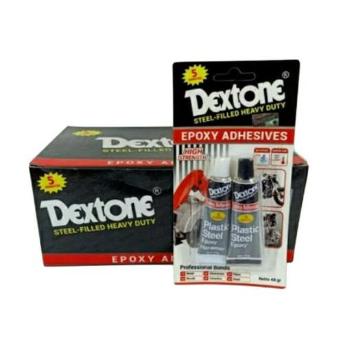 Jual Lem Dextone Plastic Steel Epoxy / Lem Besi 5 menit (ORIGINAL ...