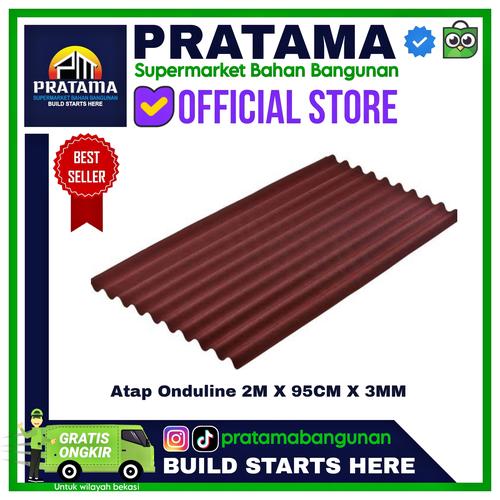 Jual ATAP ONDULINE WARNA (2000 X 950 X 3) MM - Kab. Bekasi - PRATAMA ...