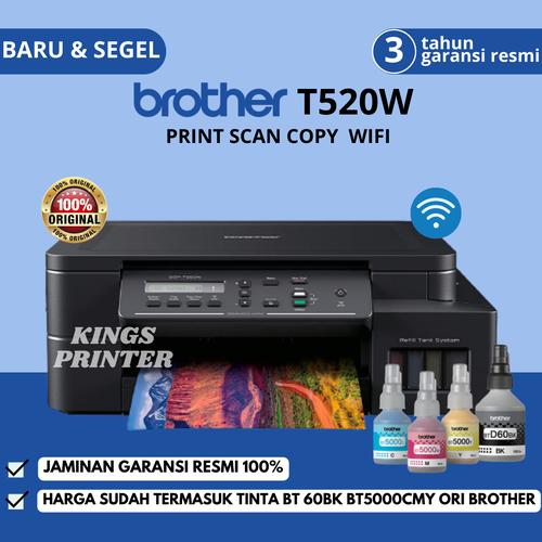 Jual Brother DCP-T520w T520W T520 All in One Ink Tank Wifi Printer ...