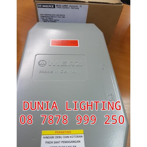 Jual OMH SAKLAR CAM SWITCH MERZ 100A/4P 100 AMPER 100amper GERMANY ...