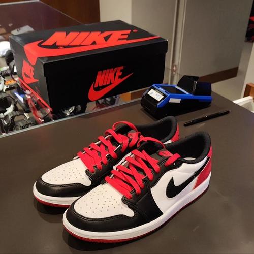 Jual Air Jordan 1 Low OG Black Toe - Kota Surabaya - Adeyogik | Tokopedia