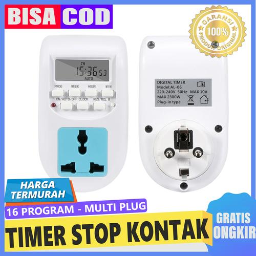 Jual timer stop kontak digital 16 Program - Timer Stop kontak Multi ...