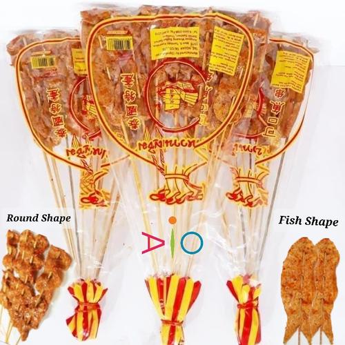 Jual Satay Ikan Jelly Fish Thailand | Sate Lidi | Satay Snack Ikan 20gr ...