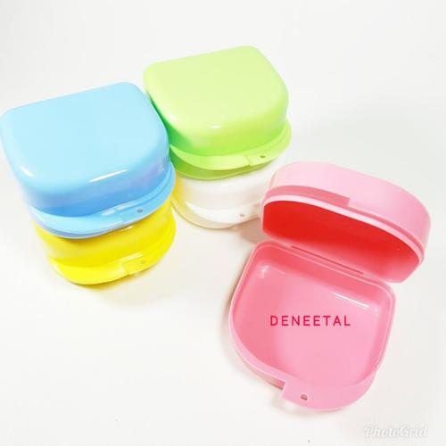 Jual DENTURE BOX REGULER TEMPAT PROTESA GIGI PALSU WARNA BAHAN TEBAL ...