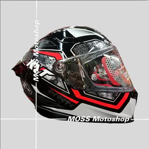 Jual Helm KYT STRIKER #1 Black Red Original | Fullface | Original - L ...