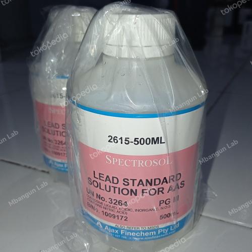 Jual Lead Standard Solution for Calibration (1000ppm) 500ml ecer 100ml ...