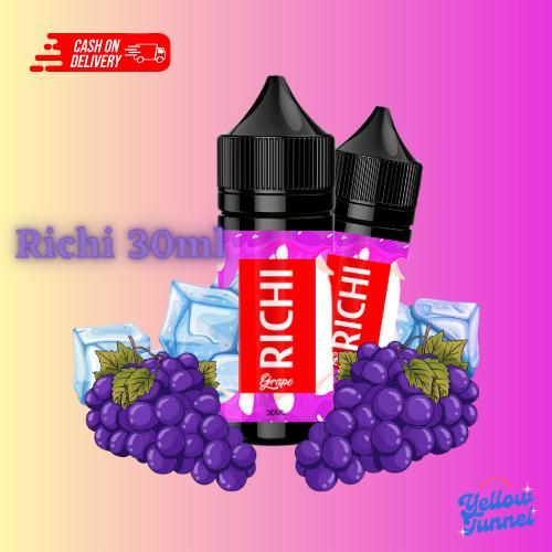 Jual cairan isi liquid freebase 30ml RICHI Grape jelas botol botol ...