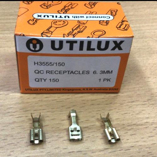 Jual Skun Soket UTILUX konektor kabel emas gold female cewek cewe 2,5 ...