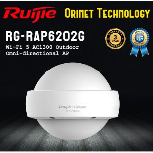 Jual RUIJIE RG-RAP6202(G) Wi-Fi 5 AC1300 Outdoor Omni-directional AP ...