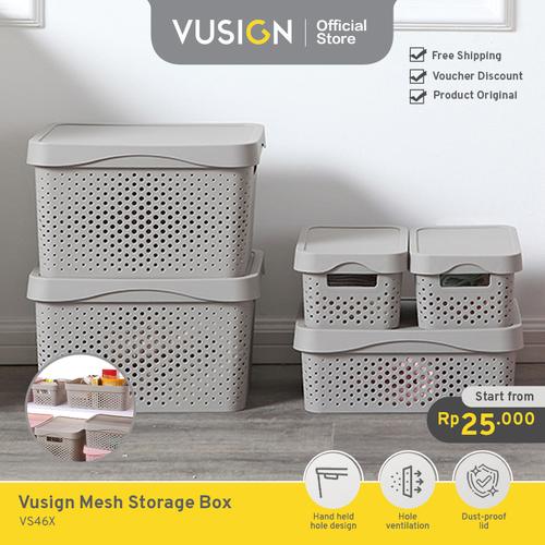 Jual Vusign Storage Box Kotak Penyimpanan Organizer Plastik VS46X - 20 ...