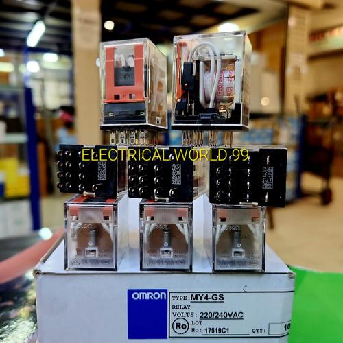 Jual Relay MY4N-GS 220/240VAC 14 Pin Omron / Omron MY4N 220 VAC New Asli - Relay - Jakarta Pusat ...