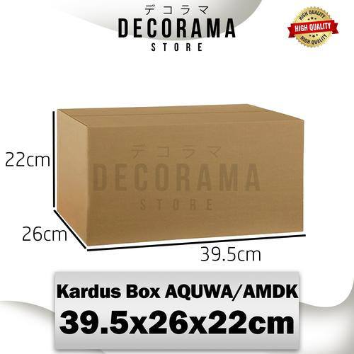 Jual Kardus Box Packing Polos Ukuran 39.5x26x22 cm Box AQUWA/AMDK ...