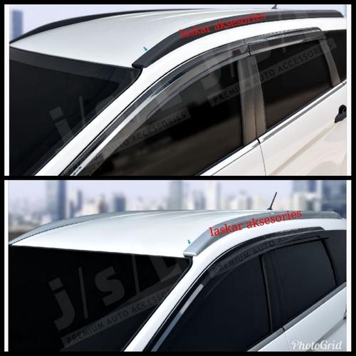 Jual roof rail / roofrail nissan all new livina 2019 activo black ...
