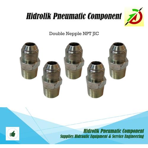 Jual Double neple 1/2 inch NPT ke JIC (untuk ke selang) - Jakarta Barat ...