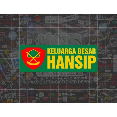 Jual Cutting Sticker Keluarga Besar Hansip Ukuran 10 Cm Untuk Motor ...