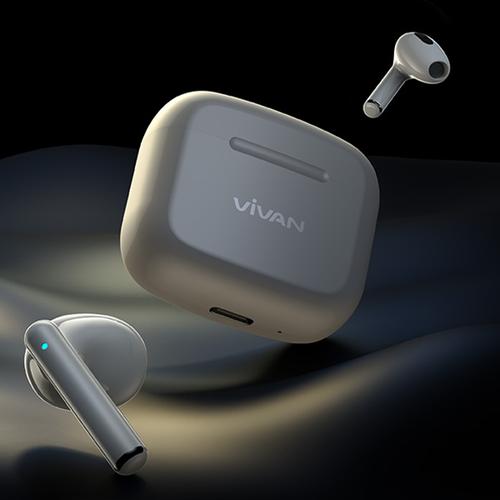 Jual VIVAN TWS Bluetooth 5.3 Bass ENC Gaming Original Earbuds Life 110 ...