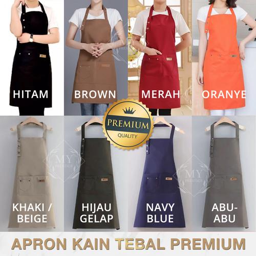 Promo CELEMEK APRON Barista Kopi Chef Dapur Restoran Waterproof Anti ...