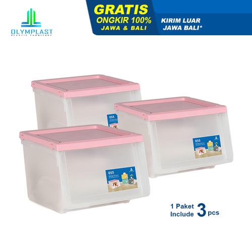 Promo Olymplast Storage Solution Pure / Tempat Penyimpanan Transparant ...