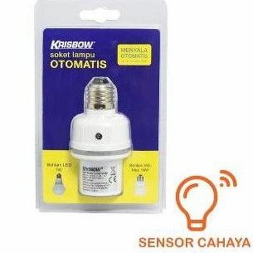 Jual KRISBOW Fitting Soket Socket Lampu SENSOR OTOMATIS - Jakarta Timur ...