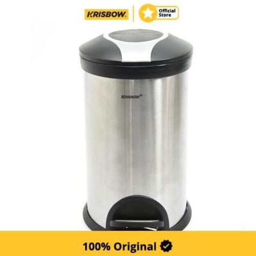 Jual Krisbow 5 Ltr Tempat Sampah Stainless Matt Oval - Jakarta Timur - Sinar Teknik020 | Tokopedia