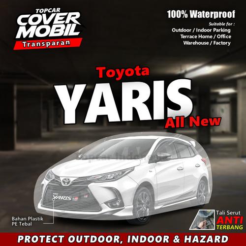 Jual Cover Mobil Transparan Yaris Lele New Plastik Tebal Plastik ...