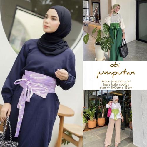 Jual Obi Belt Batik Wanita Jumputan Ikat Pinggang Katun Murah Fashion ...