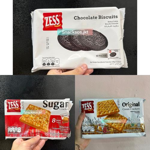 Jual ZESS SUGAR ORIGINAL CREAM CRACKER / CHOCOLATE BISCUIT - ORIGINAL ...