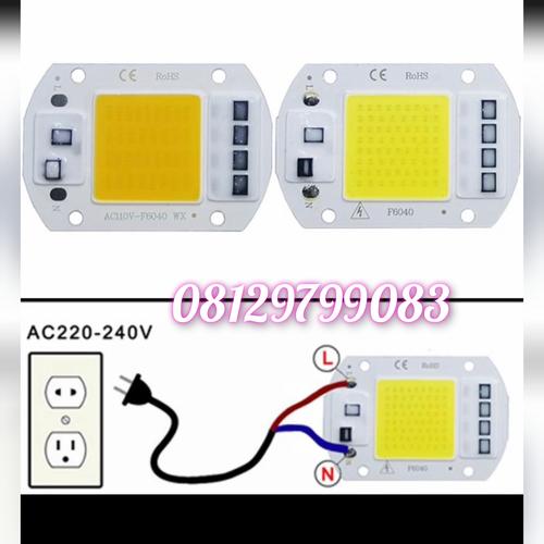 Jual mata chip lampu jalan pju led 50w 50 w street light 12v 220v 12 ...