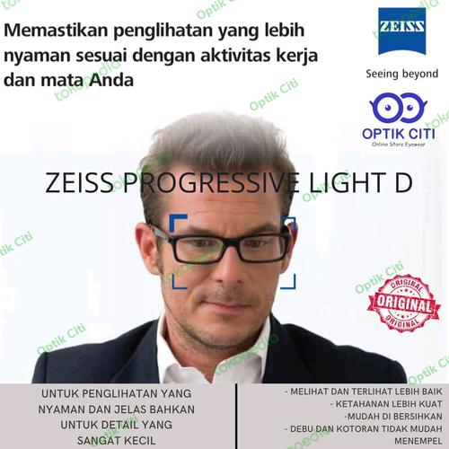 Jual lensa kacamata progresif zeiss light D PhotoFusion Grey/Brown ...