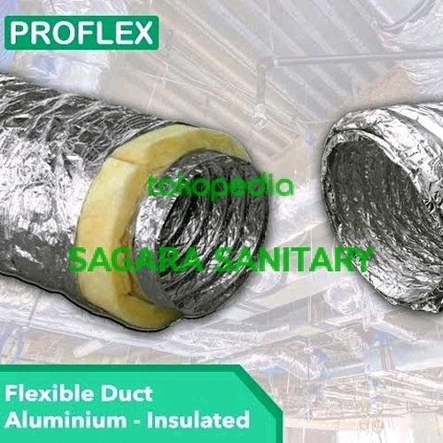 Jual flexible ducting 6 inch alumunium isolasi double layer pipa ...