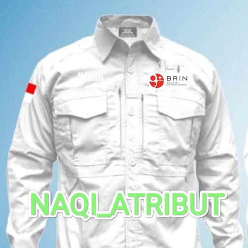 Jual KEMEJA TACTICAL BRIN FULL BORDIR KEMEJA SERAGAM PT KEMEJA KANTOR ...
