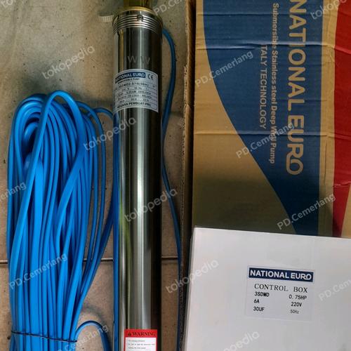 Jual Pompa satelit National 3/4 hp 3 inch komplit kabel 50 meter - Kota ...