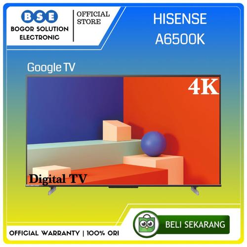 Promo TV Hisense 75 Inch Android Google TV 4K 75 Hisense 75A6500K ...